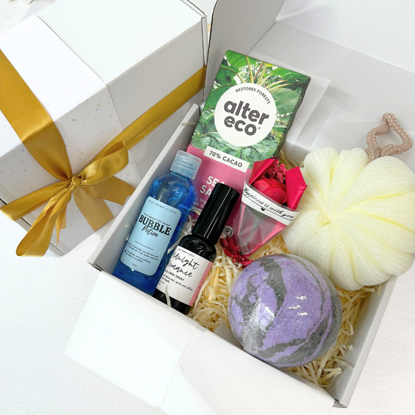 Natural & Handcrafted Bubble Bath Gift Box | Personal Holiday Spa ...